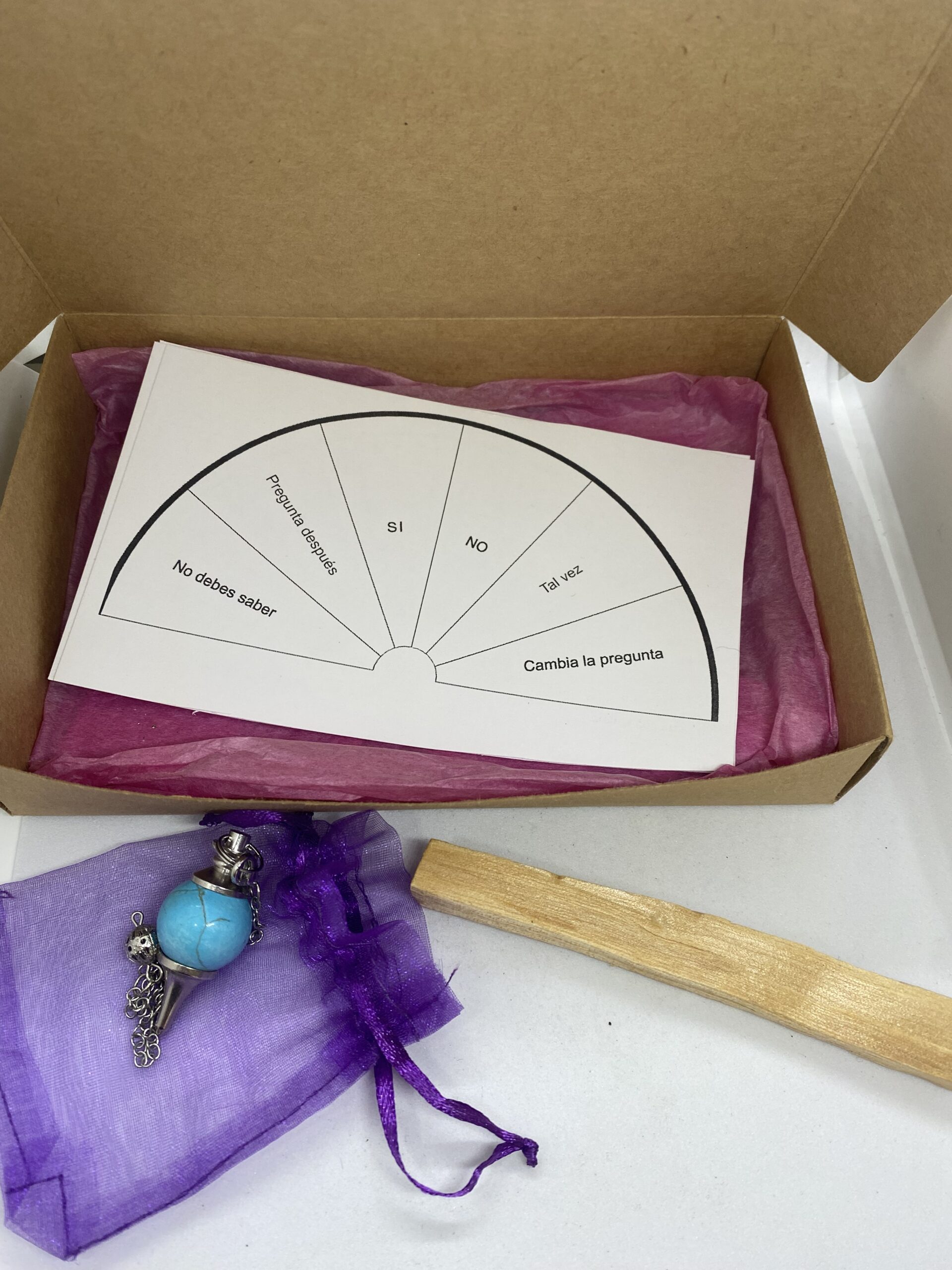 Kit Radiestesia Péndulo - El Rincón de Nelly, tu tienda esotérica de ...