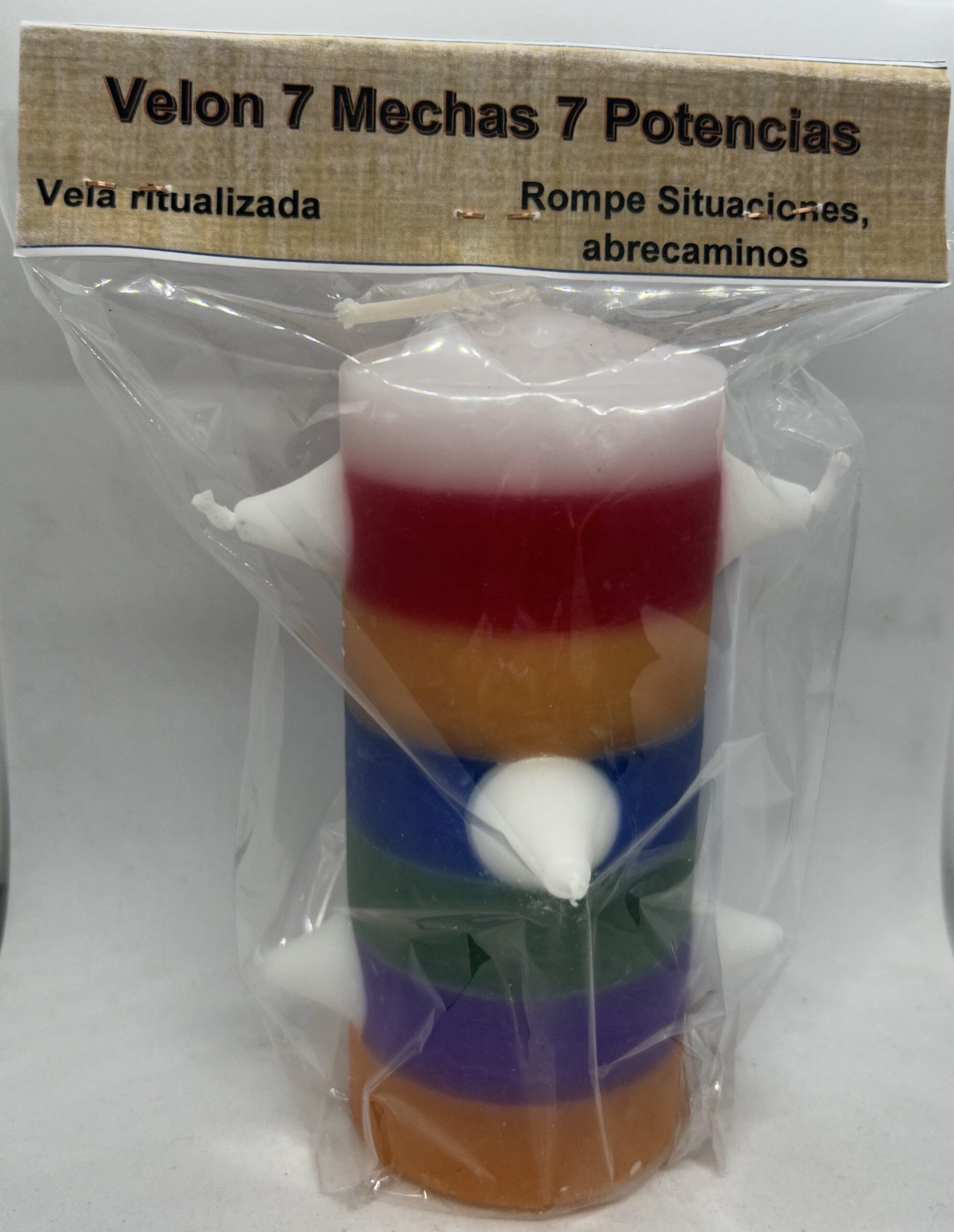 Velón 7 Mechas 7 Potencias - El Rincón de Nelly, tu tienda esotérica de ...